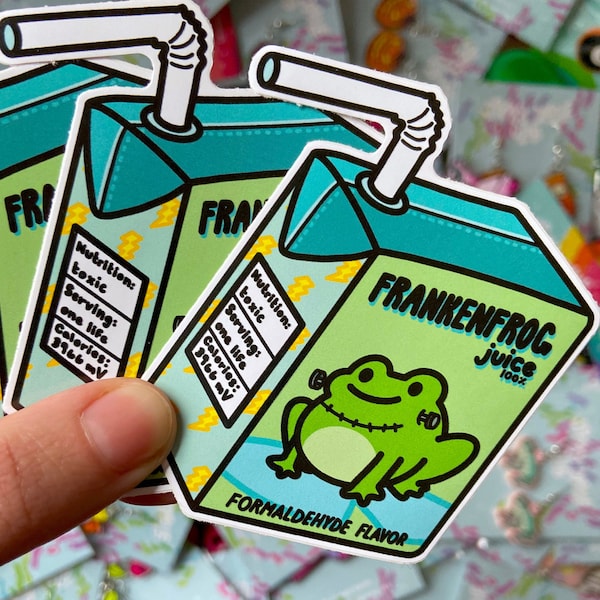 Kawaii Juice Box Stickers - Etsy