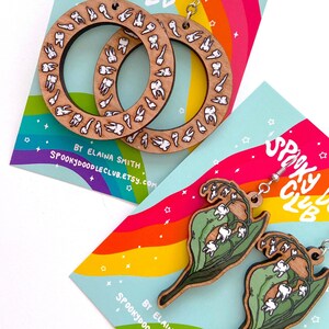 LILY TEETH EARRINGS - Creepy Human Tooth Jewelry, Macabre Aesthetic ...