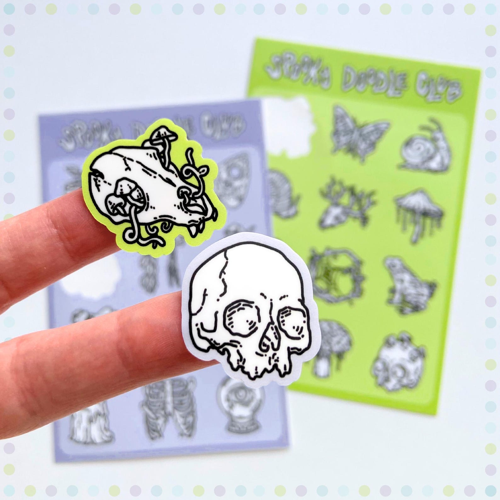Spooky Swamp Sticker Sheet - Vinyl Waterproof Stickers From Spooky ...