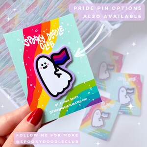ACE PRIDE GHOST Sticker - Vinyl Asexual Pride Flag Sticker, Ace Aro ...