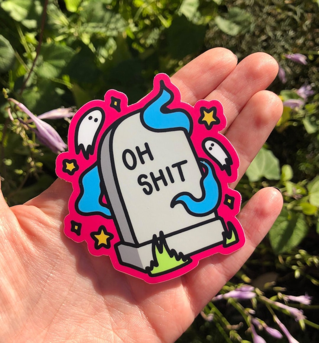 LITERALLY DEAD STICKER - Vinyl Halloween Sticker, Dead Inside, Funny ...