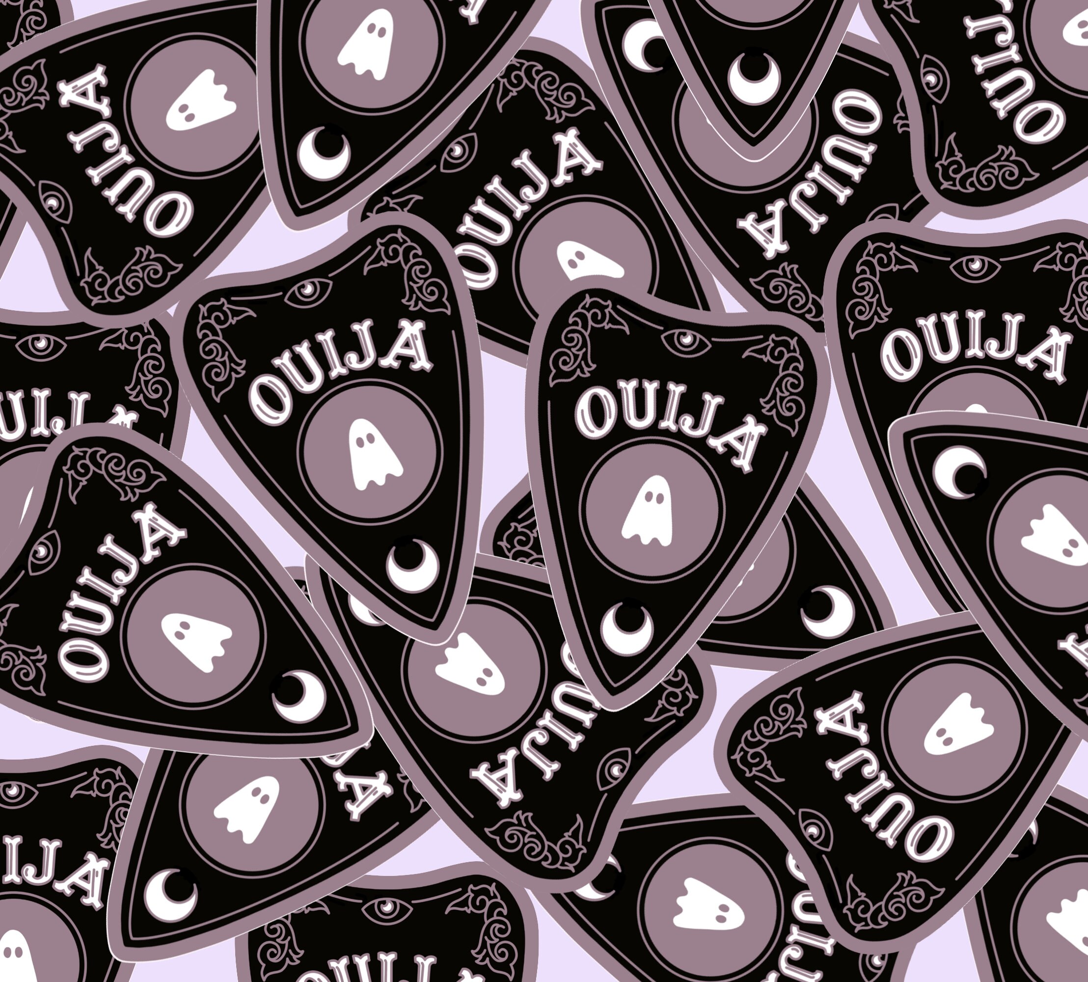 PLANCHETTE STICKER - Ouija Board Sticker, Gothic Witch Aesthetic ...