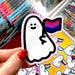 BI PRIDE GHOST Sticker Spooky Bisexual Pride Stickers Cute - Etsy