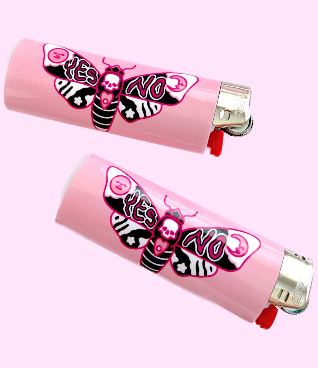 Ouija Moth Bic Lighter - Spooky Witch Gift, Pink Bug Art - Etsy