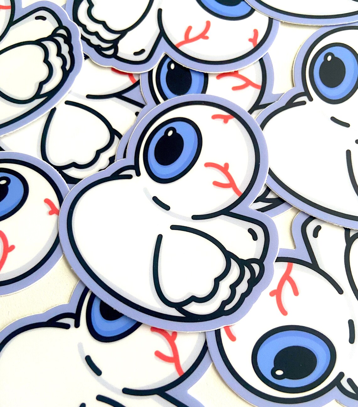 EYEBALL DUCK STICKER - Halloween Rubber Duck Sticker, Spooky Eyeball ...