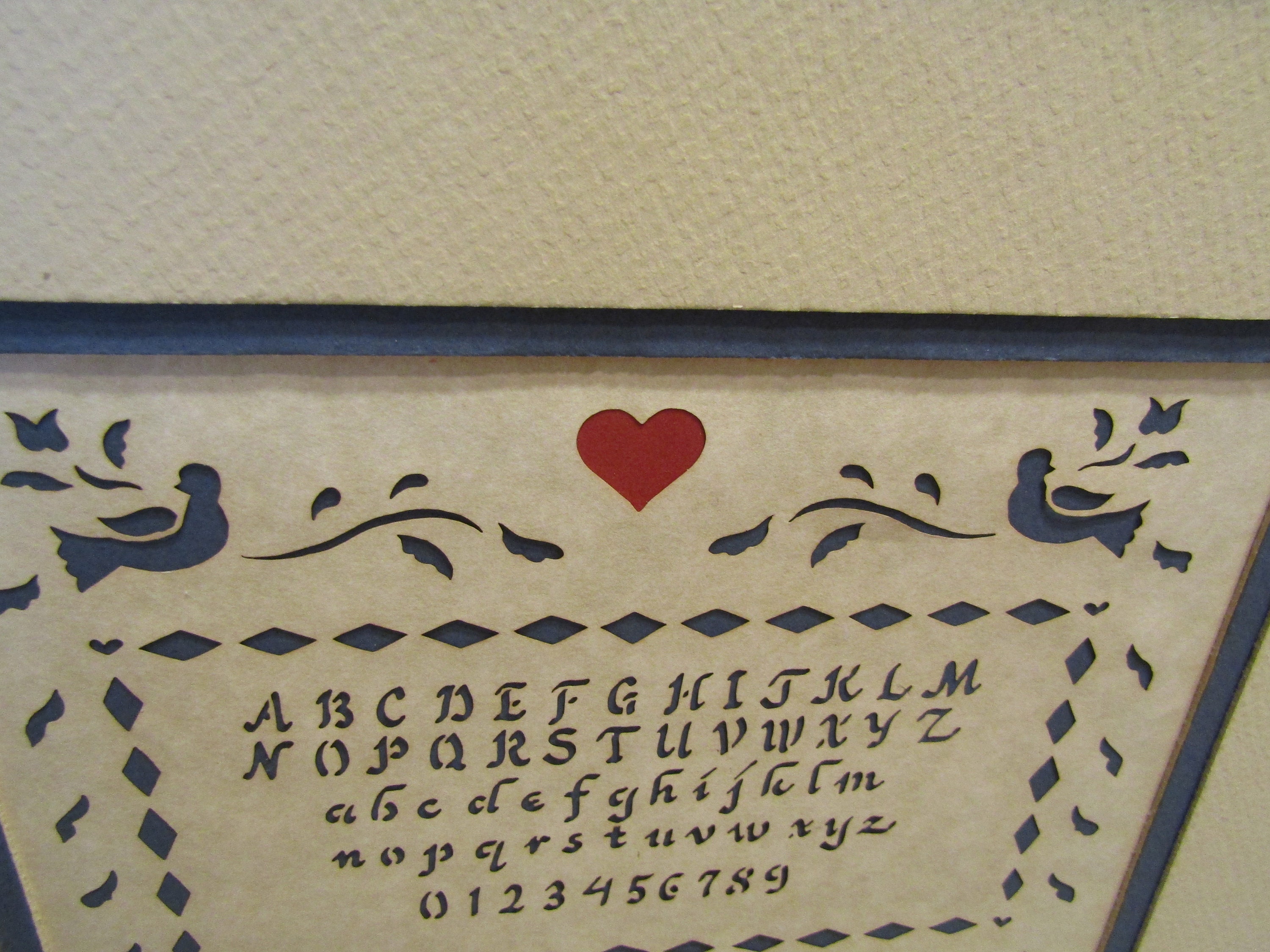 Scherenschnitte Sampler unframed Love Joy Heart Home - Etsy