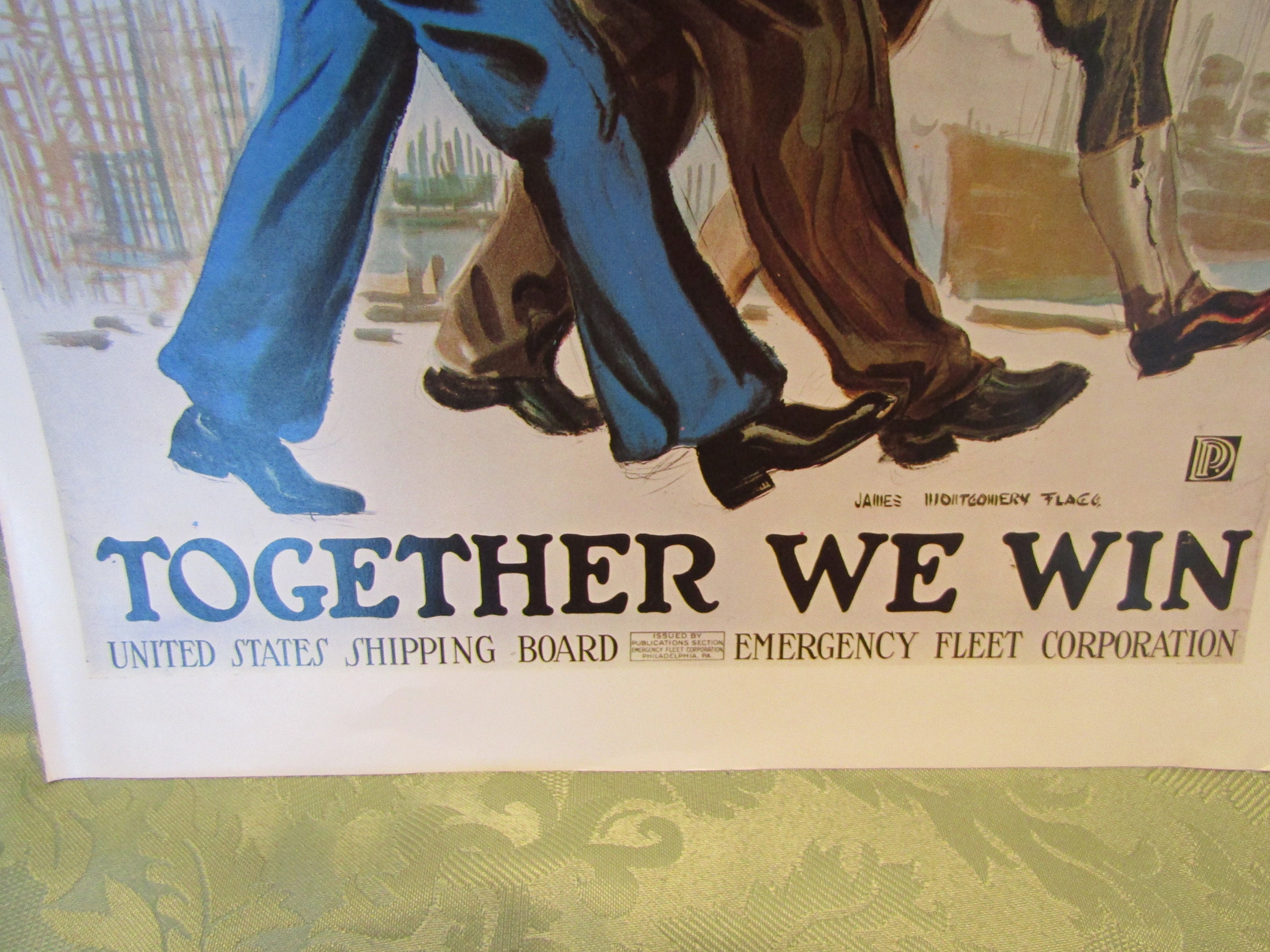 Art Print of WWI together We Win Poster - Etsy
