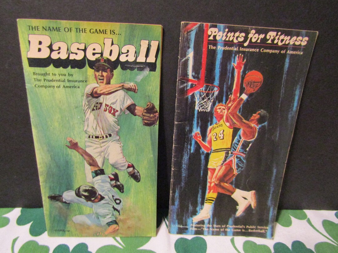 Baseball and Basketball Stars Fitness Brochures - 1968 - Prudential ...