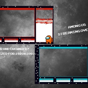 Among Us Streaming Overlay - Etsy