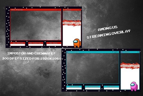 Among Us Streaming Overlay | Etsy
