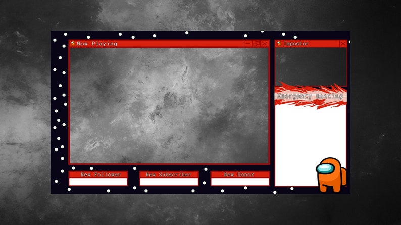 Among Us Streaming Overlay - Etsy
