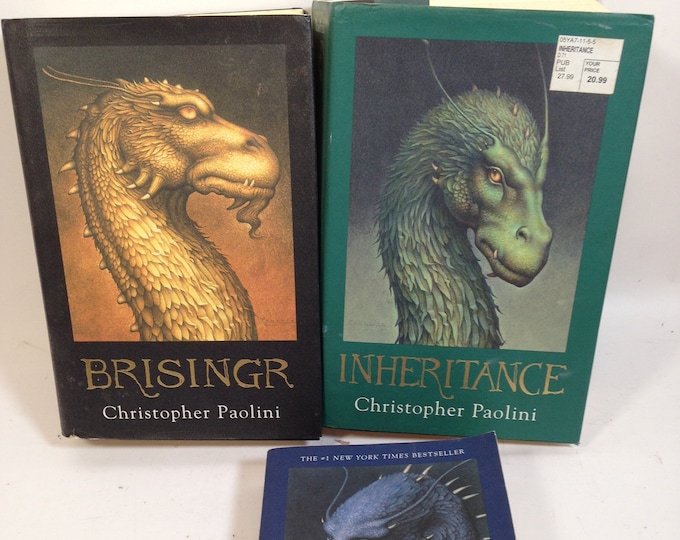 3 Books From the Inheritance Series by Christopher Paolini 0524 - Etsy
