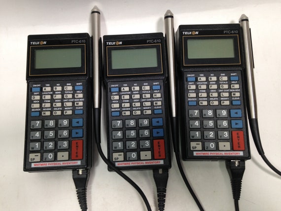 Lot of 3 Telxon Model 610 Scanner PTC-610 Handheld Computers | Etsy