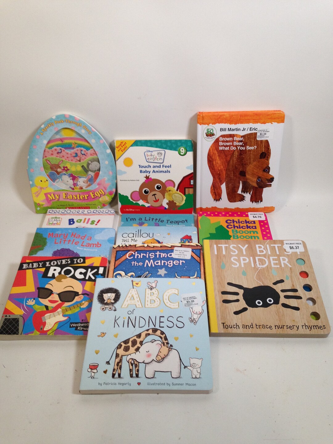 12 Board Books for Toddlers and Babies, Itsy Bitsy Spider and 11 More ...