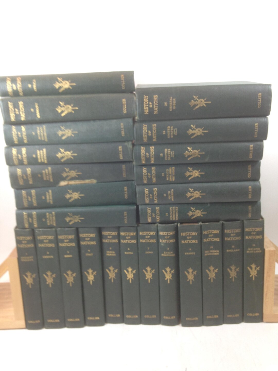 History of Nations Collier Complete Set 25 Vol Book Set 1928 Henry ...