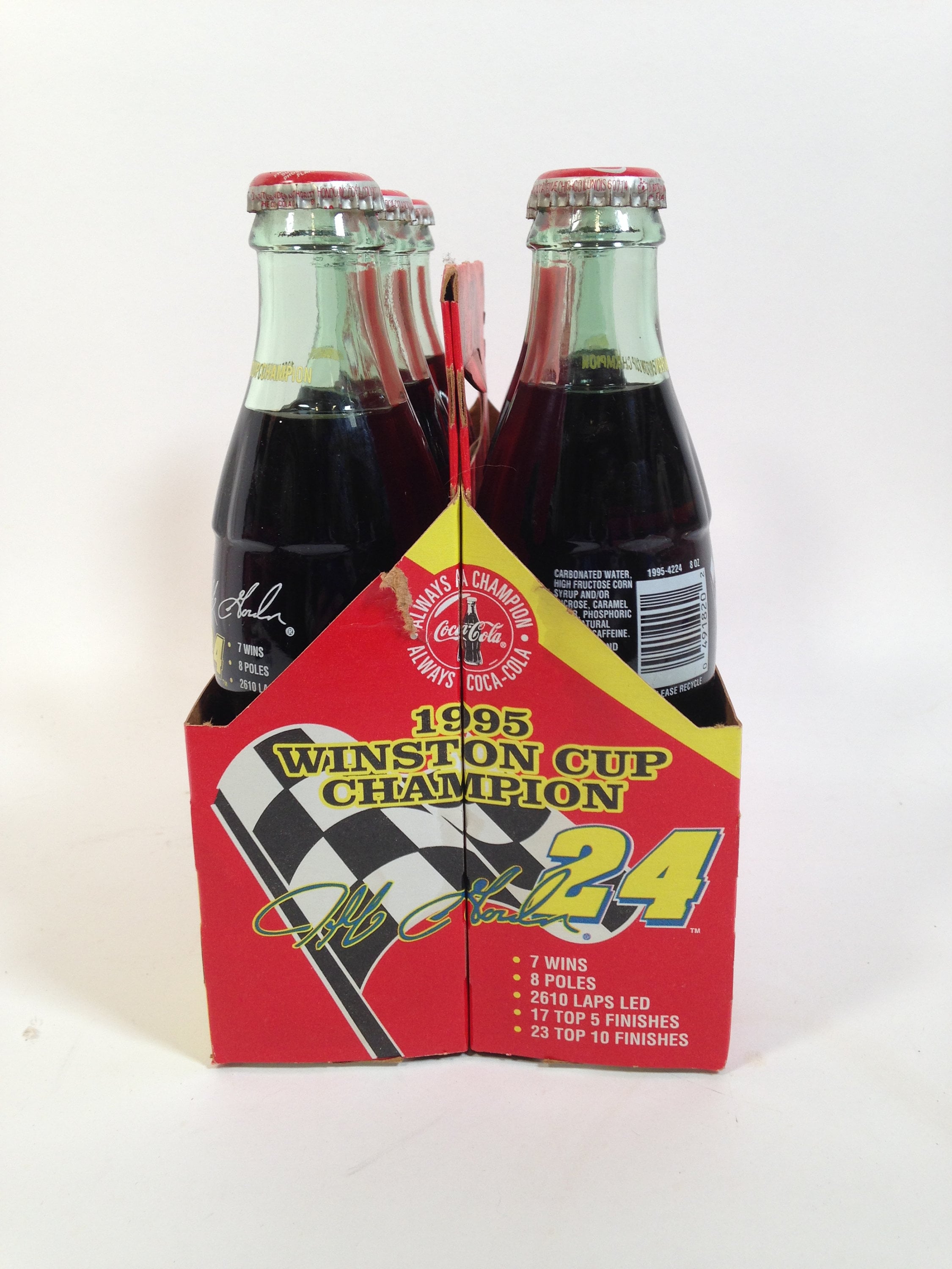 1995 Coca-cola Commemorative Bottles NASCAR Racing 24 Jeff - Etsy