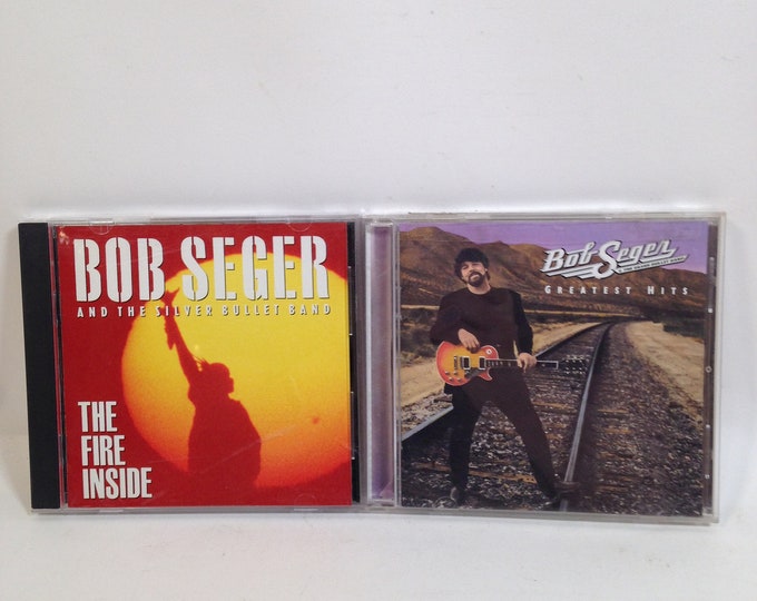 2 Cds by Bob Seger, Greatest Hits and the Fire Inside 0724 - Etsy
