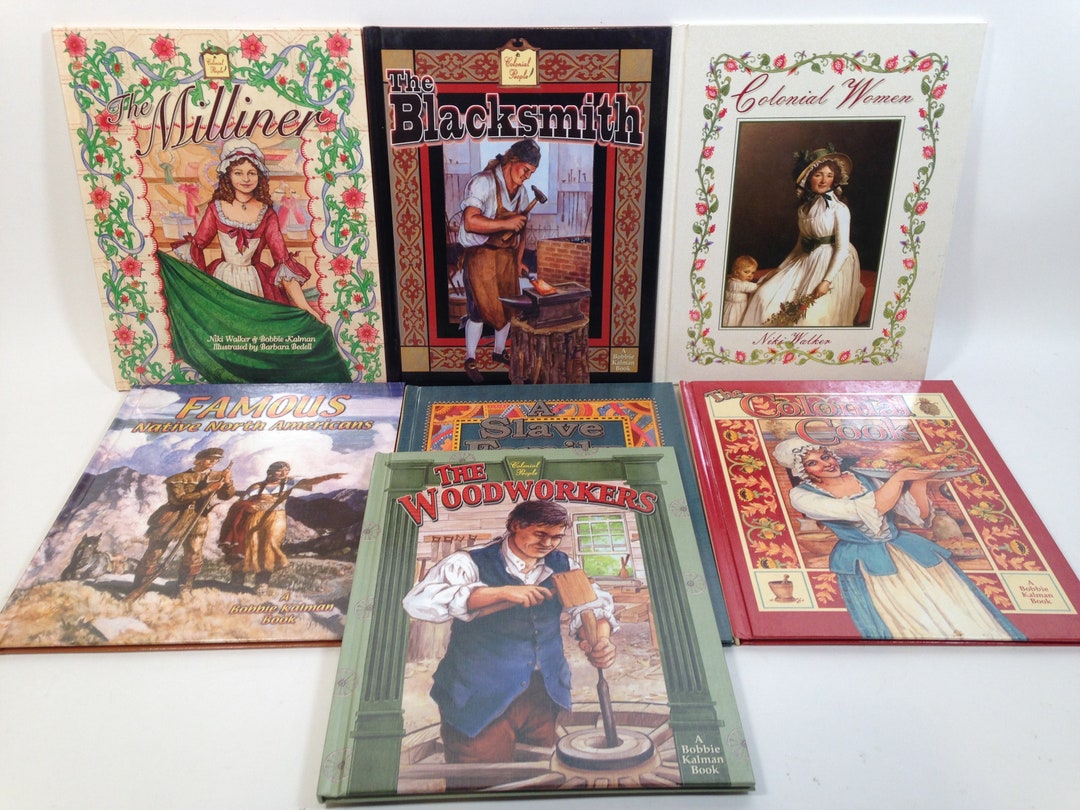 7 Books Colonial People Series by Bobbie Kalman 0423 - Etsy