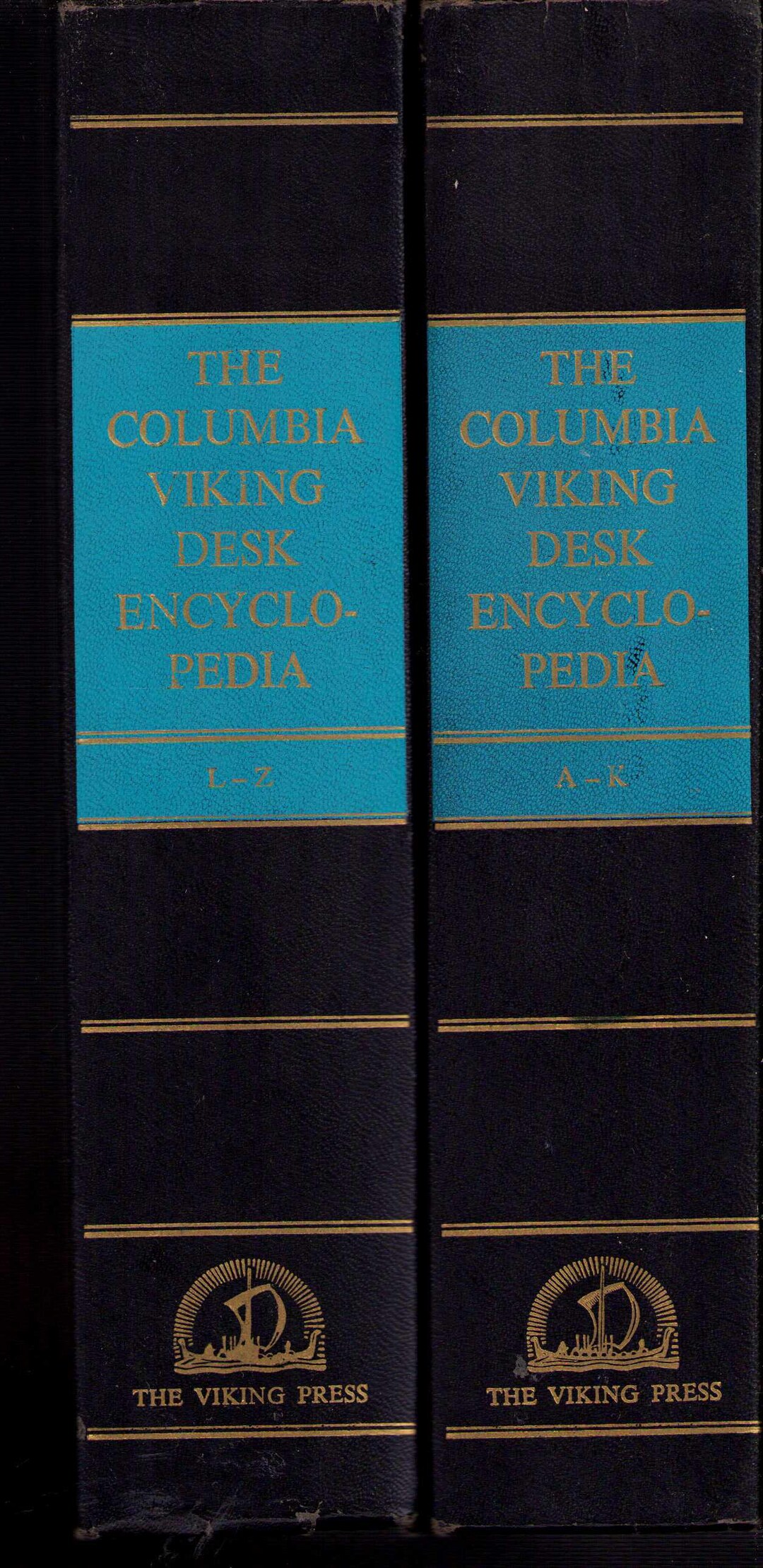 Vintage Book: the Columbia Viking Desk Encyclopedia, Vol I and II, 1960 ...