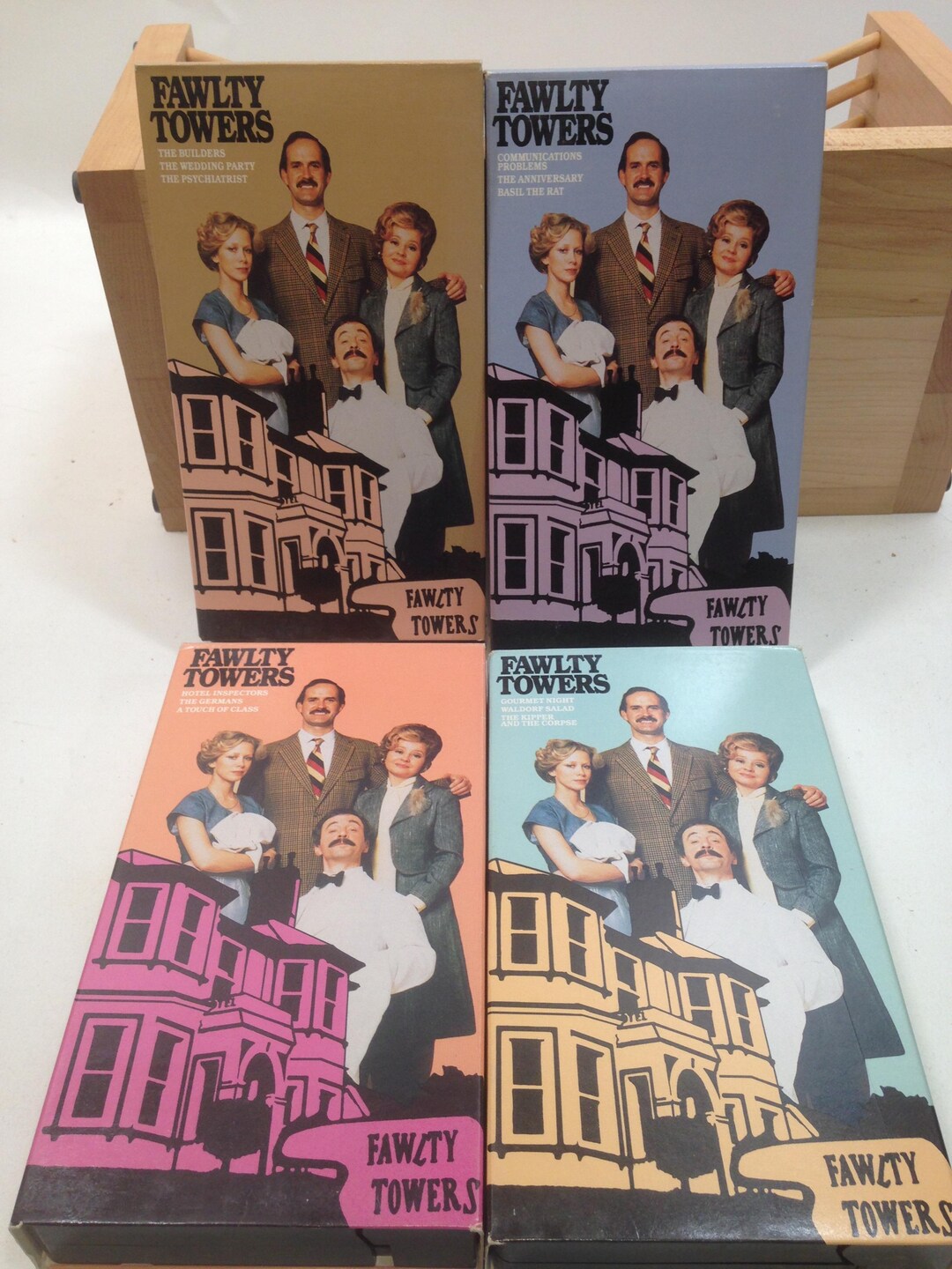 4 Fawly Towers VHS Tapes, 4 Tapes, 12 Episodes British Sitcom 0924 - Etsy
