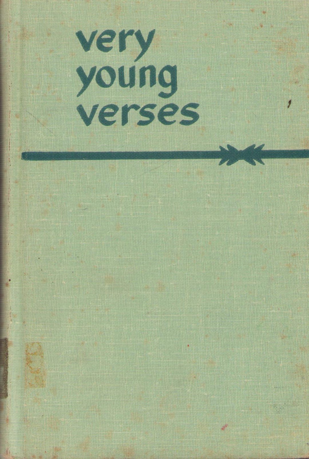 Vintage Book: Very Young Verses, Barbara Peck Geismer & Antoinette ...
