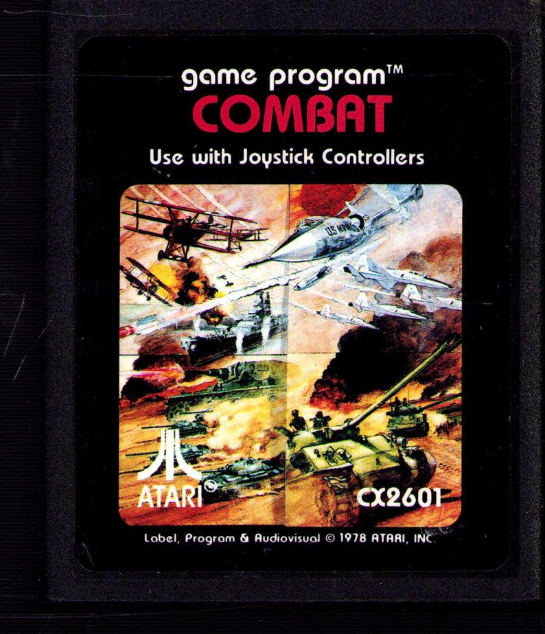 Vintage Atari Game: Combat, CX-2601, 1978, 1225 - Etsy