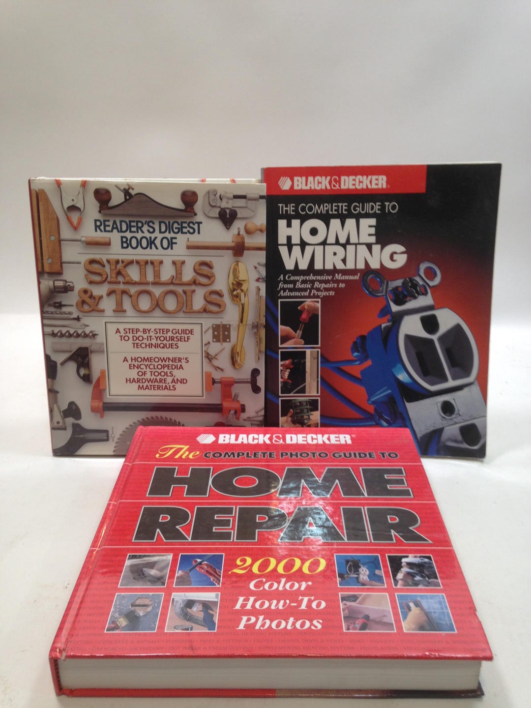 3 Books About Home Repair, Reader's Digest Book of Skills & Tools and 2 ...