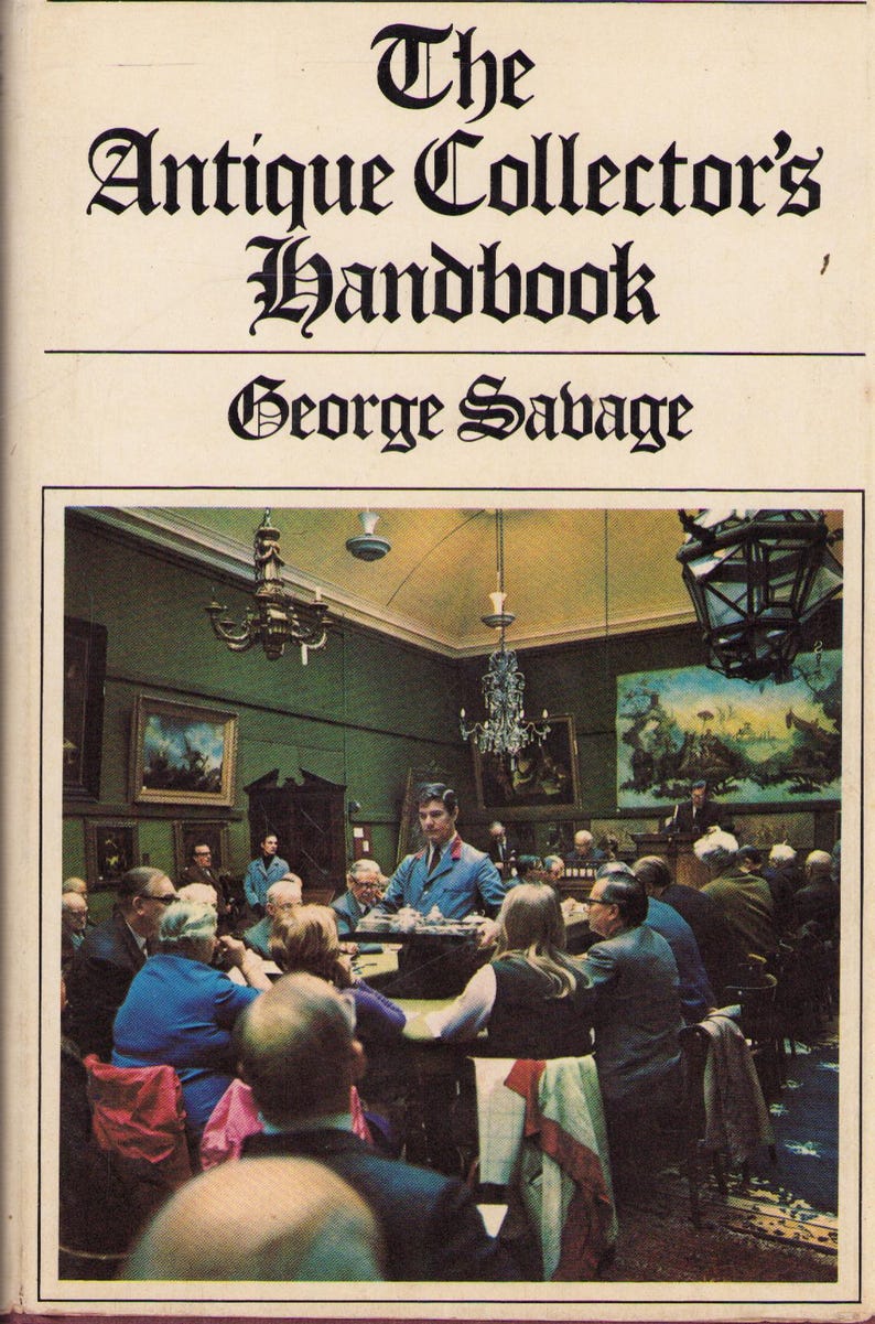 Vintage Book: the Antique Collector's Handbook by George Sabage, 1970 ...
