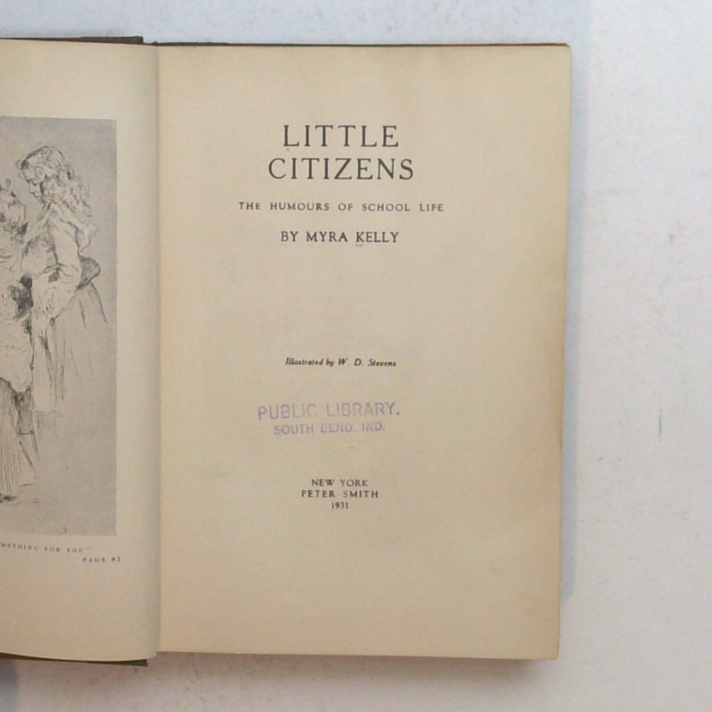 Vintage Book: Little Citizens - the Humours of School Life by Myra ...