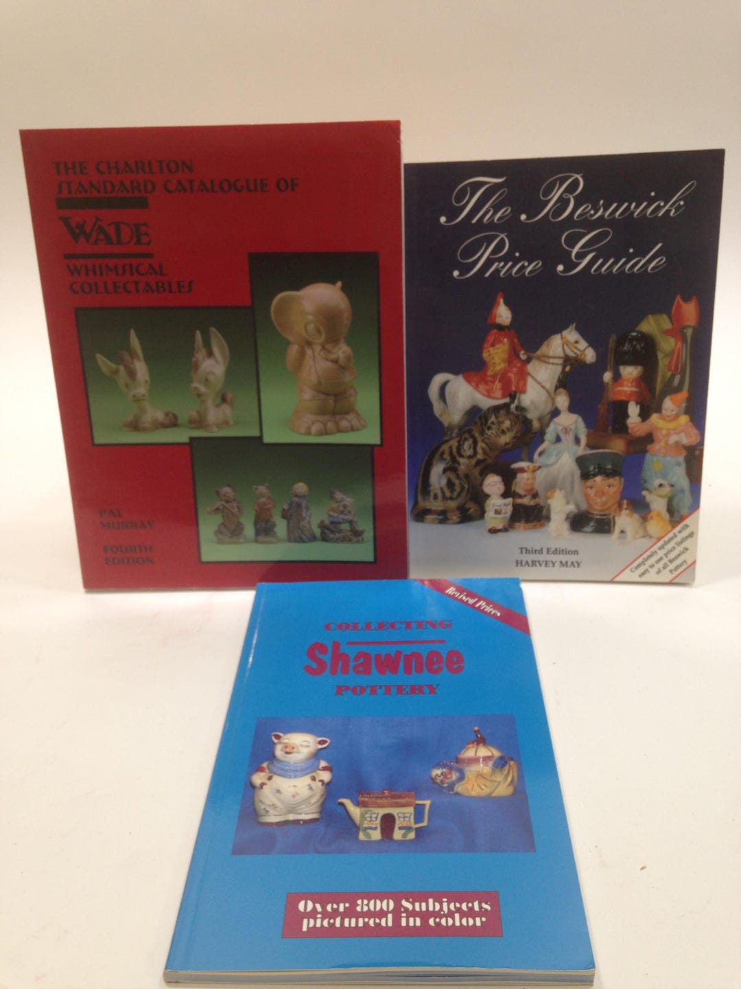 3 Books About Collecting Figures and Figurines, Shawnee, Wade & Beswick ...