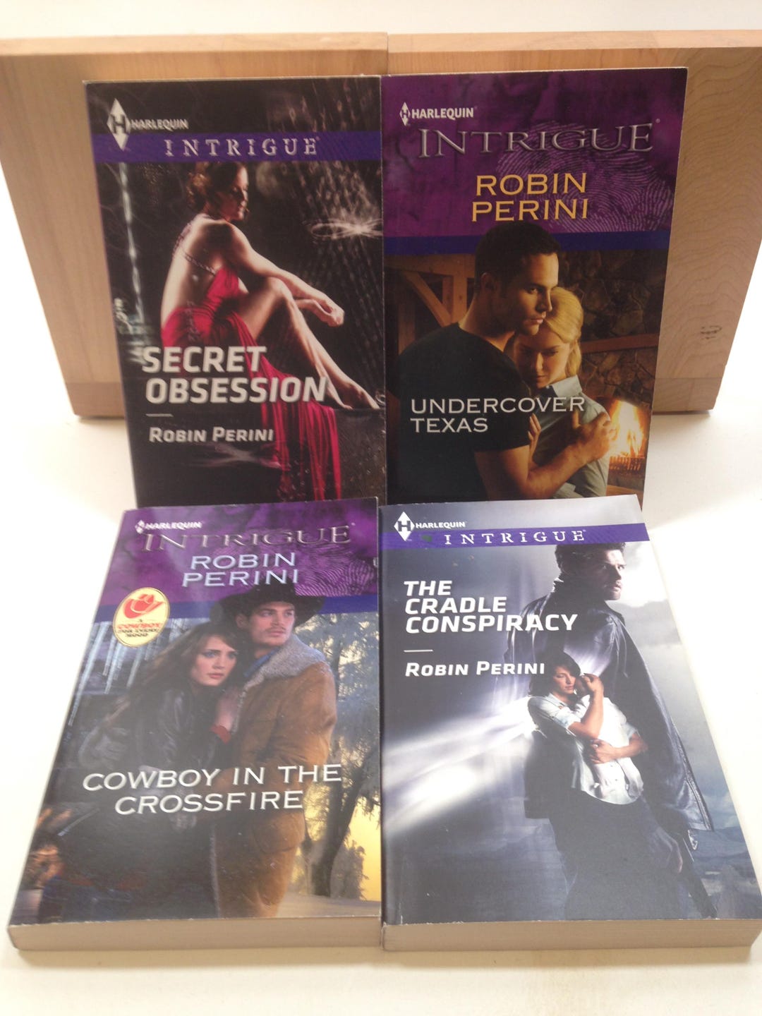 4 Romance Books by Robin Perini, Cowboy in the Crossfire, the Cradle Conspiracy & 2 More! 0824 ...