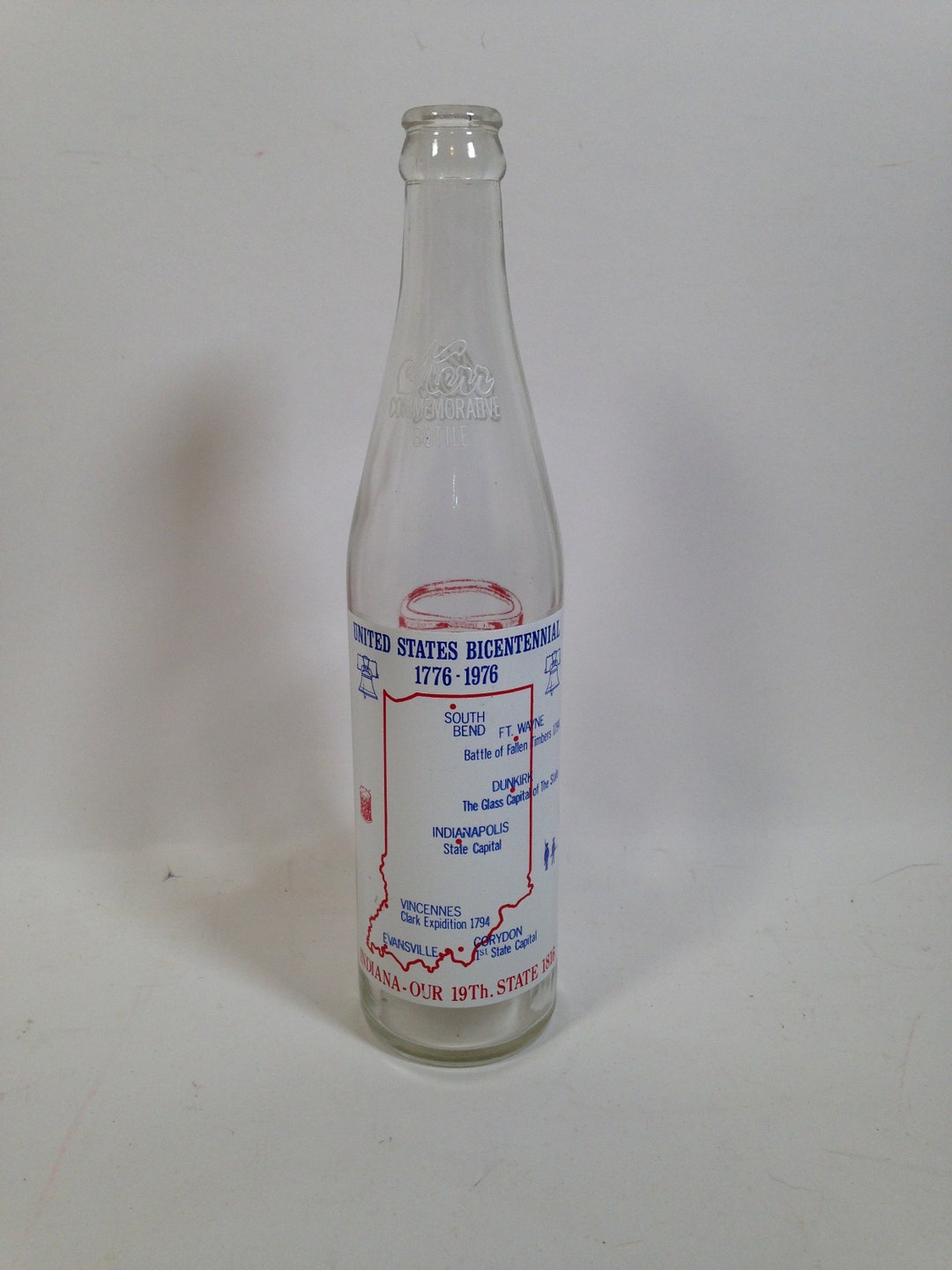 1976 Kerr Commemorative Bottle United States Bicentennial 1776-1976 - Etsy