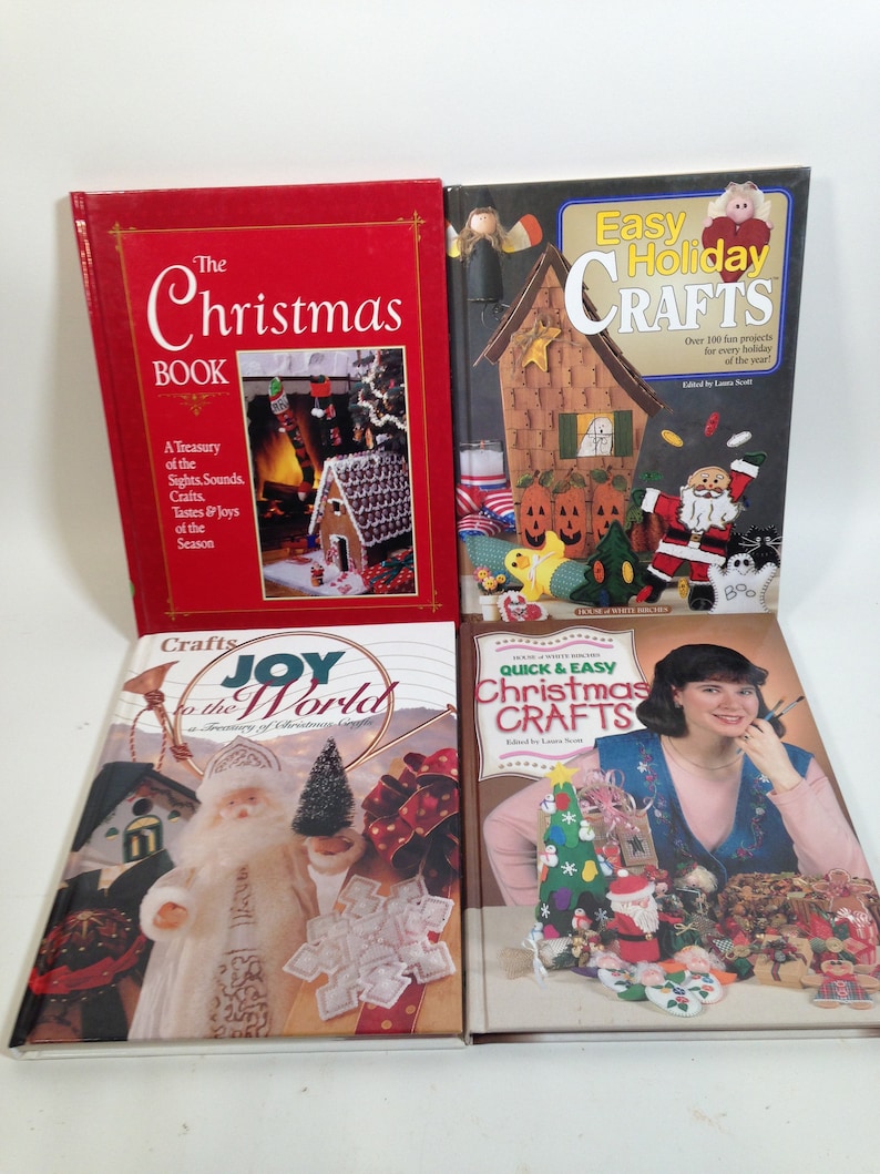 4 Books of Christmas Crafts and Project Ideas 0624 - Etsy