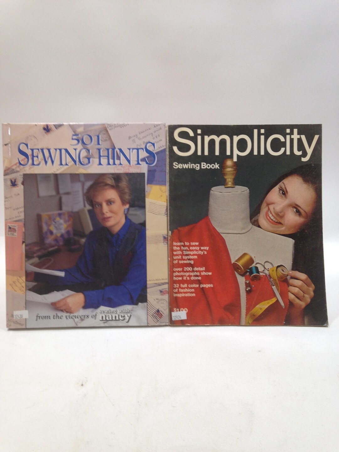 2 Books About Learning How to Sew, 501 Sewing Hints & Simplicity Sewing ...