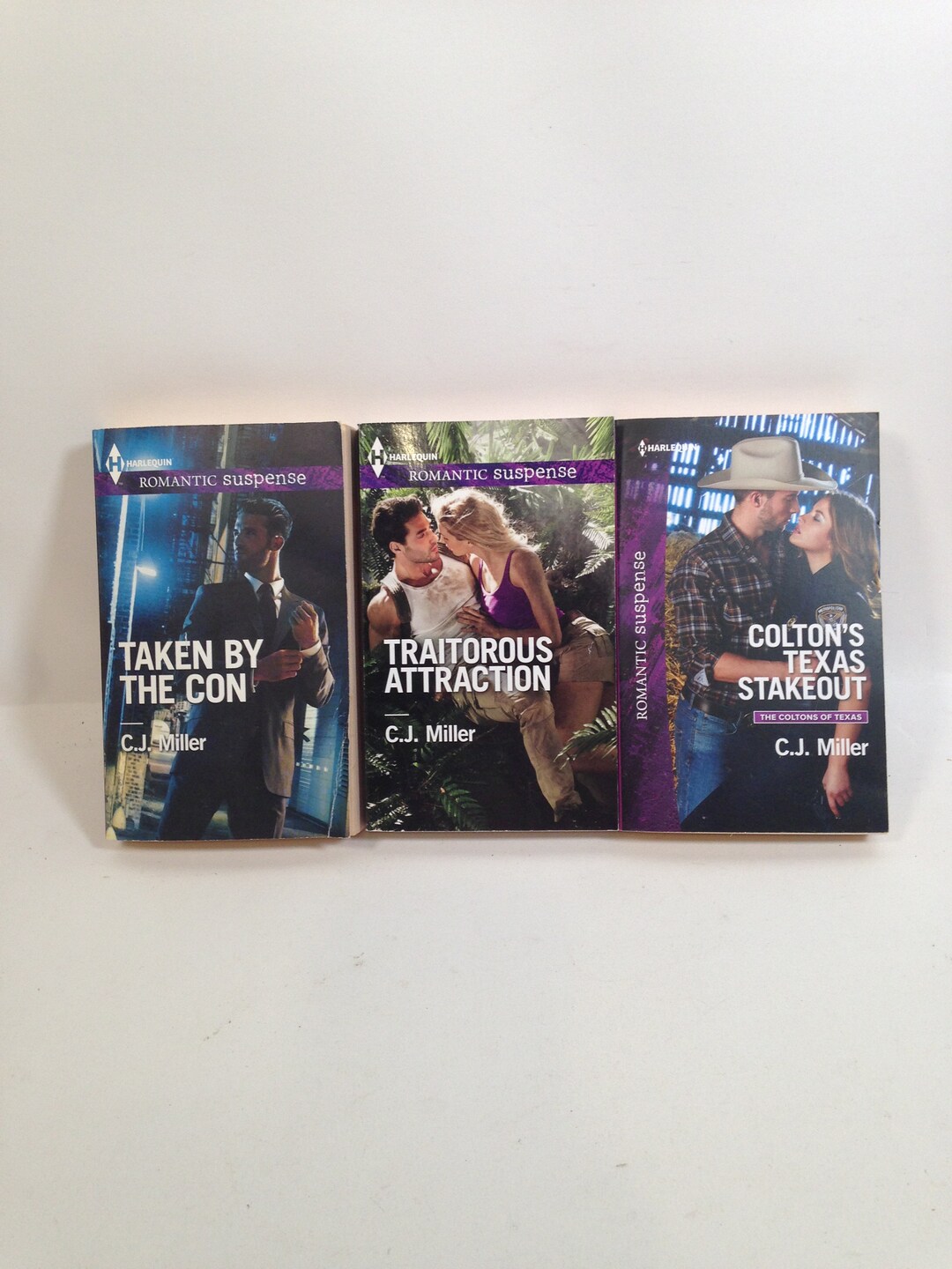 3 Romance Books by C.J. Miller, Taken by the Con, Traitorous Attraction ...