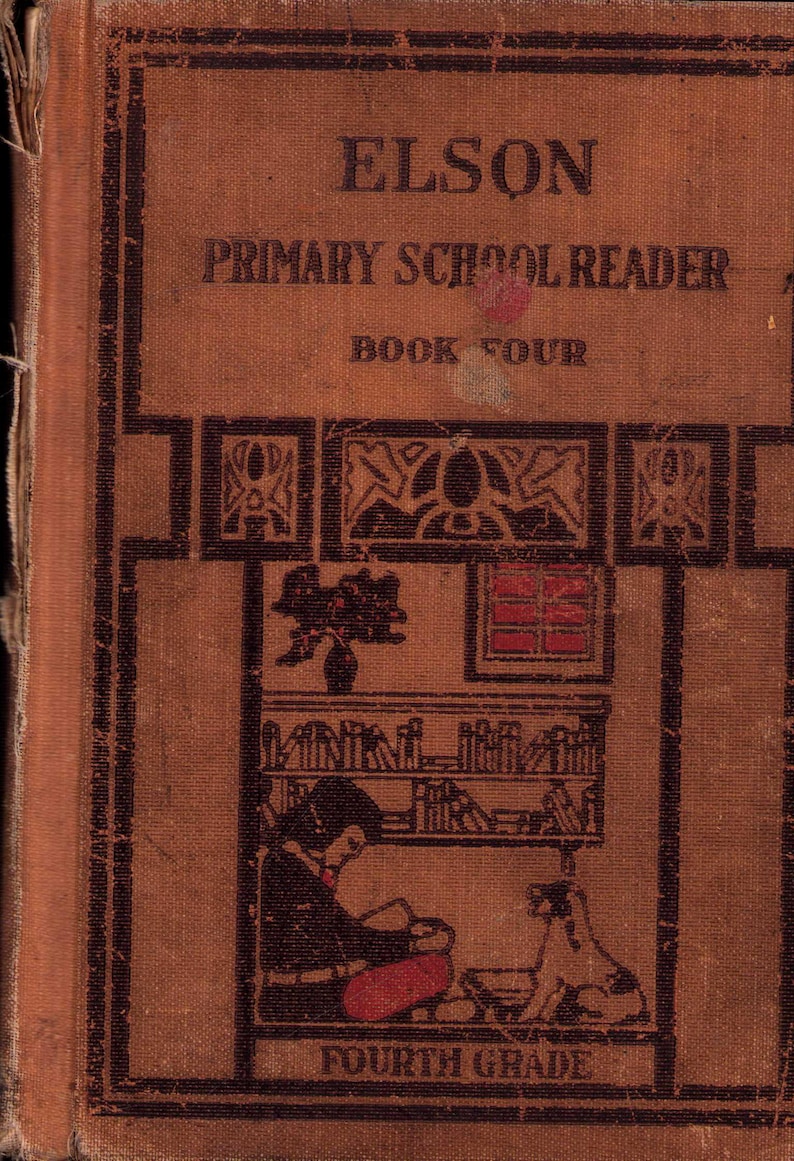 Vintage Book: Elson Primary School Reader, Book Four, Fourth Grade ...