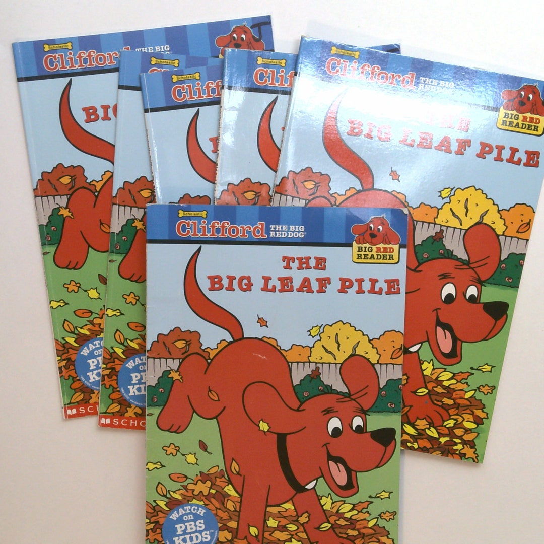 Clifford the Big Red Dog the Leaf Pile by Norman Bridwell: 6 Copies ...
