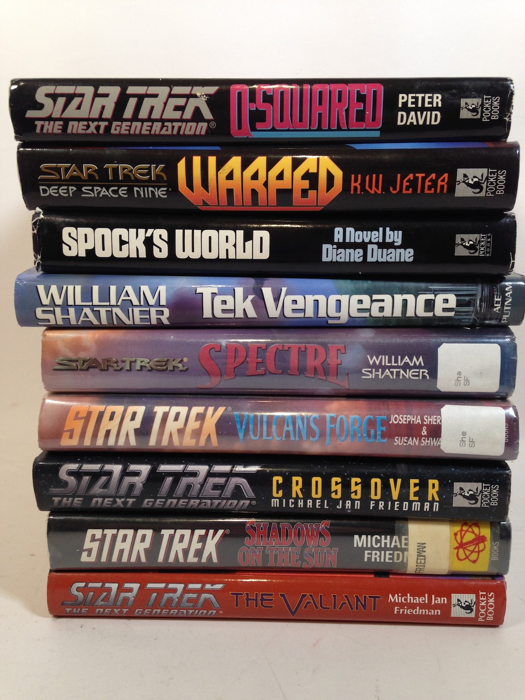 9 Star Trek Space Adventure Books 0524 - Etsy