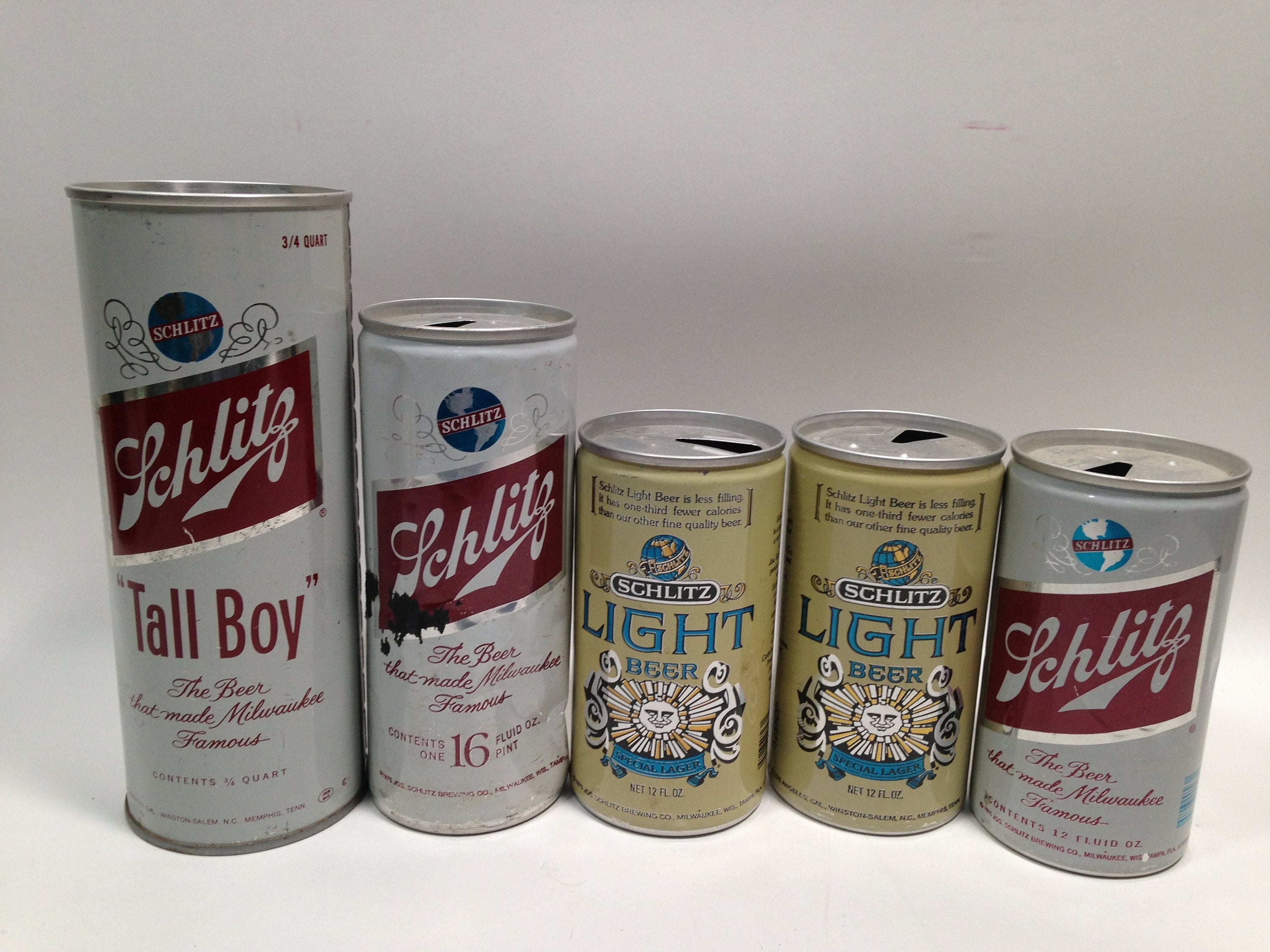 Schlitz Beer Can Collection
