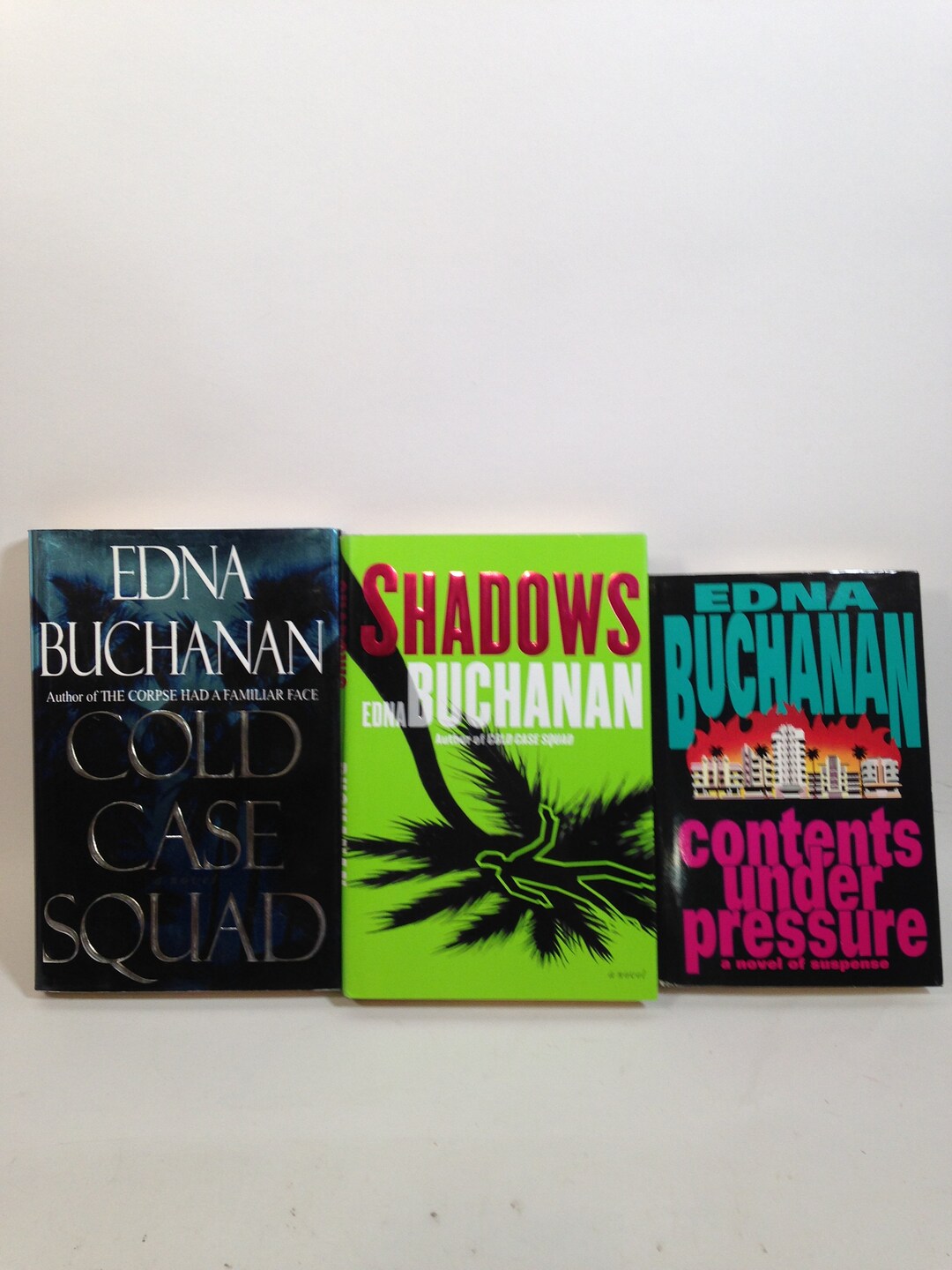 3 Books by Edna Buchanan, Cold Case Squad, Shadows, Contents Under ...