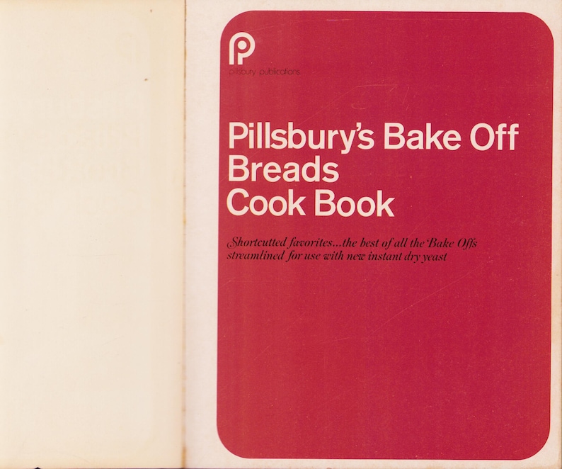 Vintage Book: Pillsbury's Bake-off Breads Cook Book, 1968, 1225 - Etsy