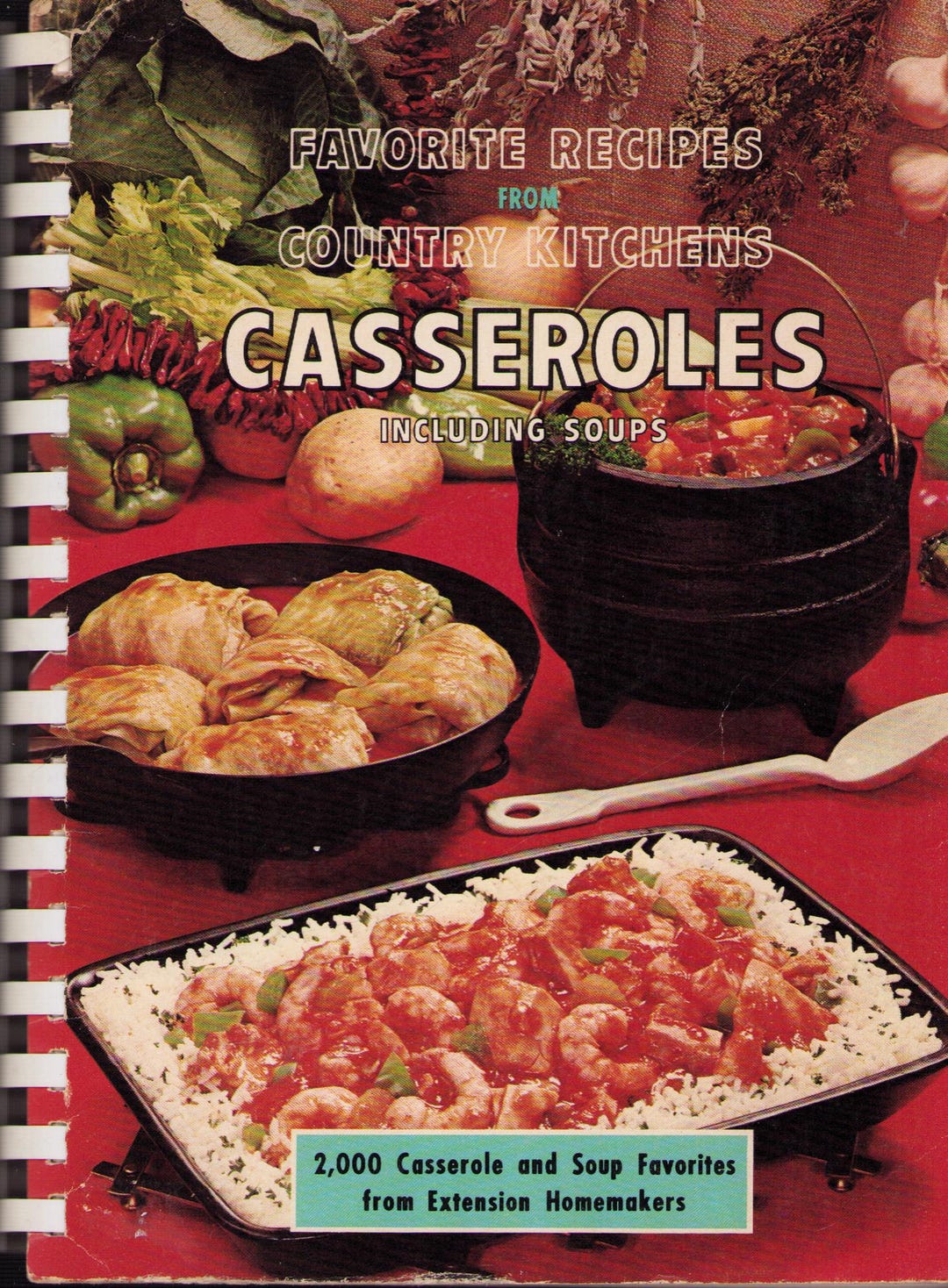 Vintage Book: Favorite Recipes From Country Kitchens - Casseroles ...