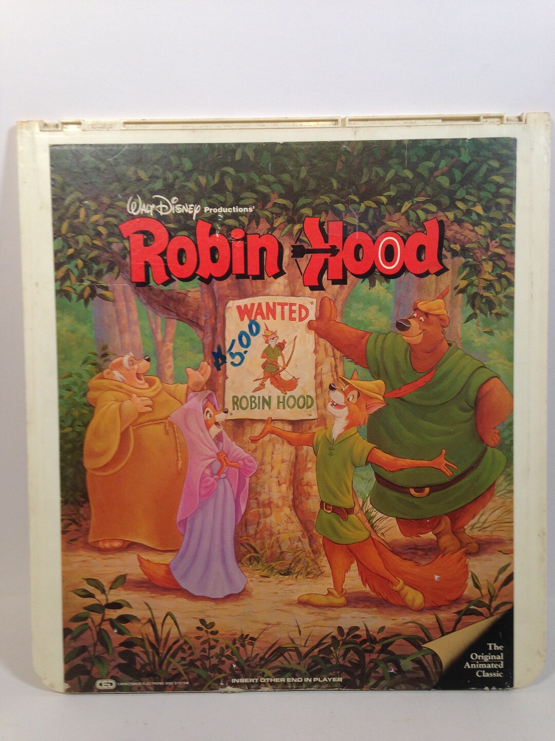 Vintage Videodisc: Disney's Robin Hood, 0124 - Etsy