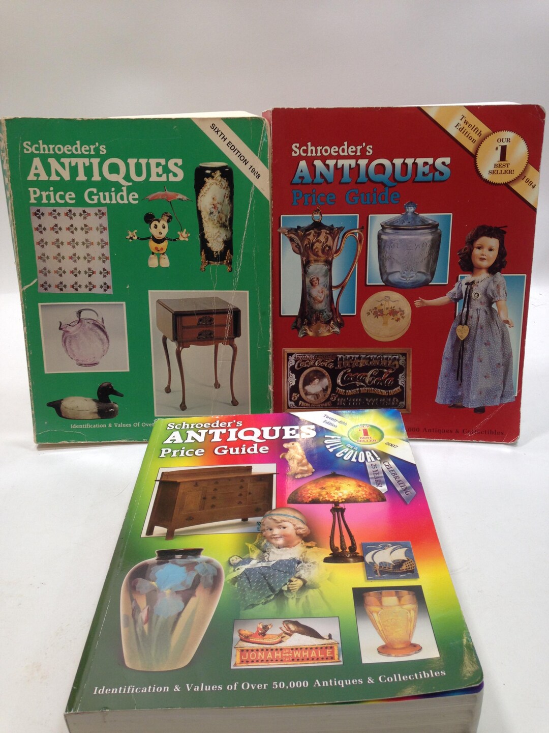 3 Schroeder's Antiques Price Guides, 1988, 1994 and 2007 1024 - Etsy