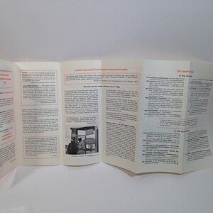 Combat Racism and Racial Discrimination Brochure Rare Vintage 1971 - Etsy