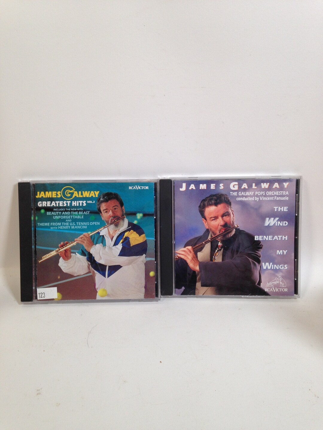 2 Cds by James Galway, Greatest Hits & the Wind Beneath My Wings 0724 ...