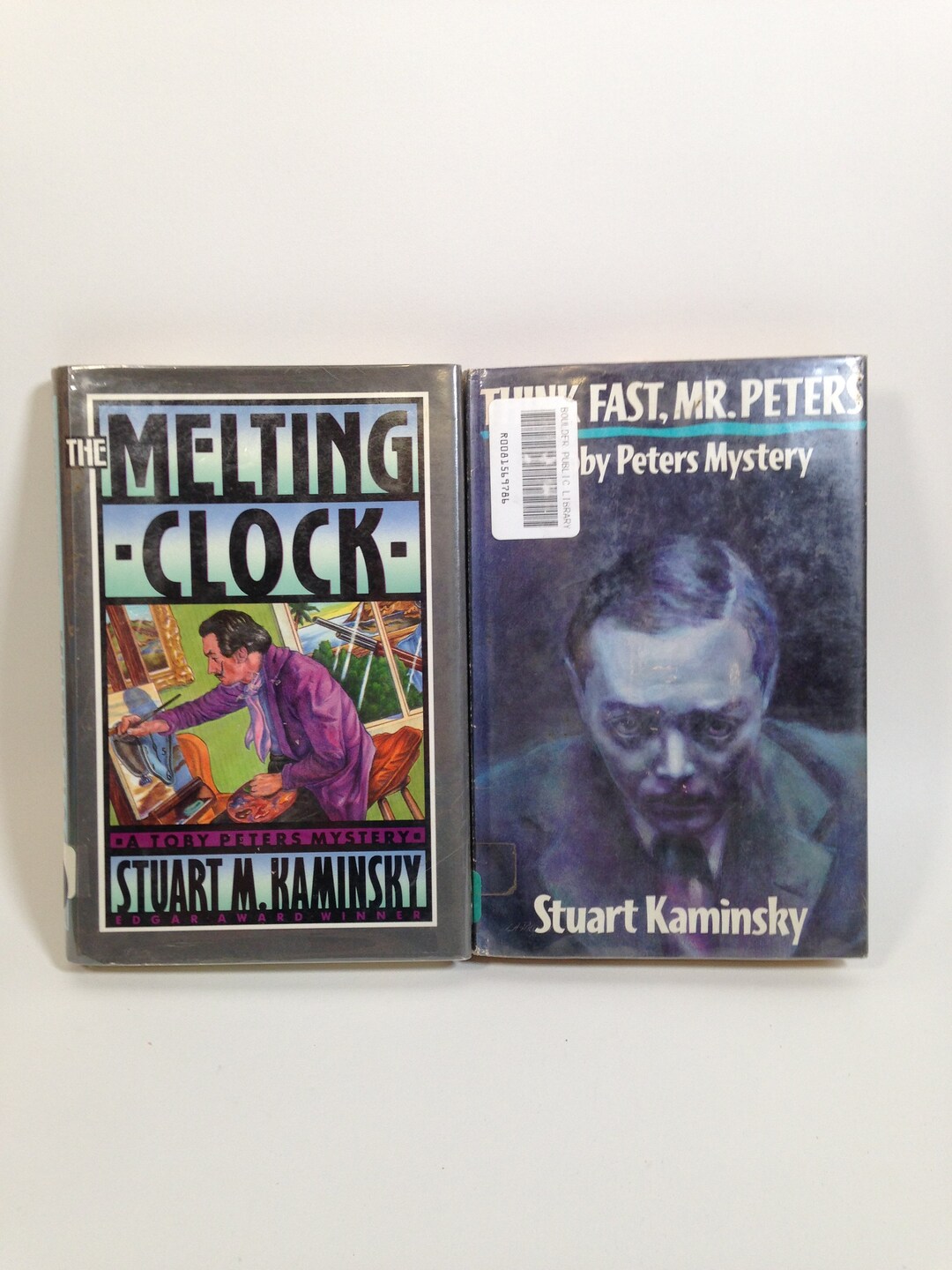 2 Books by Stuart Raminsky, Melting Clock & Think Fast, Mr Peters 0624 ...