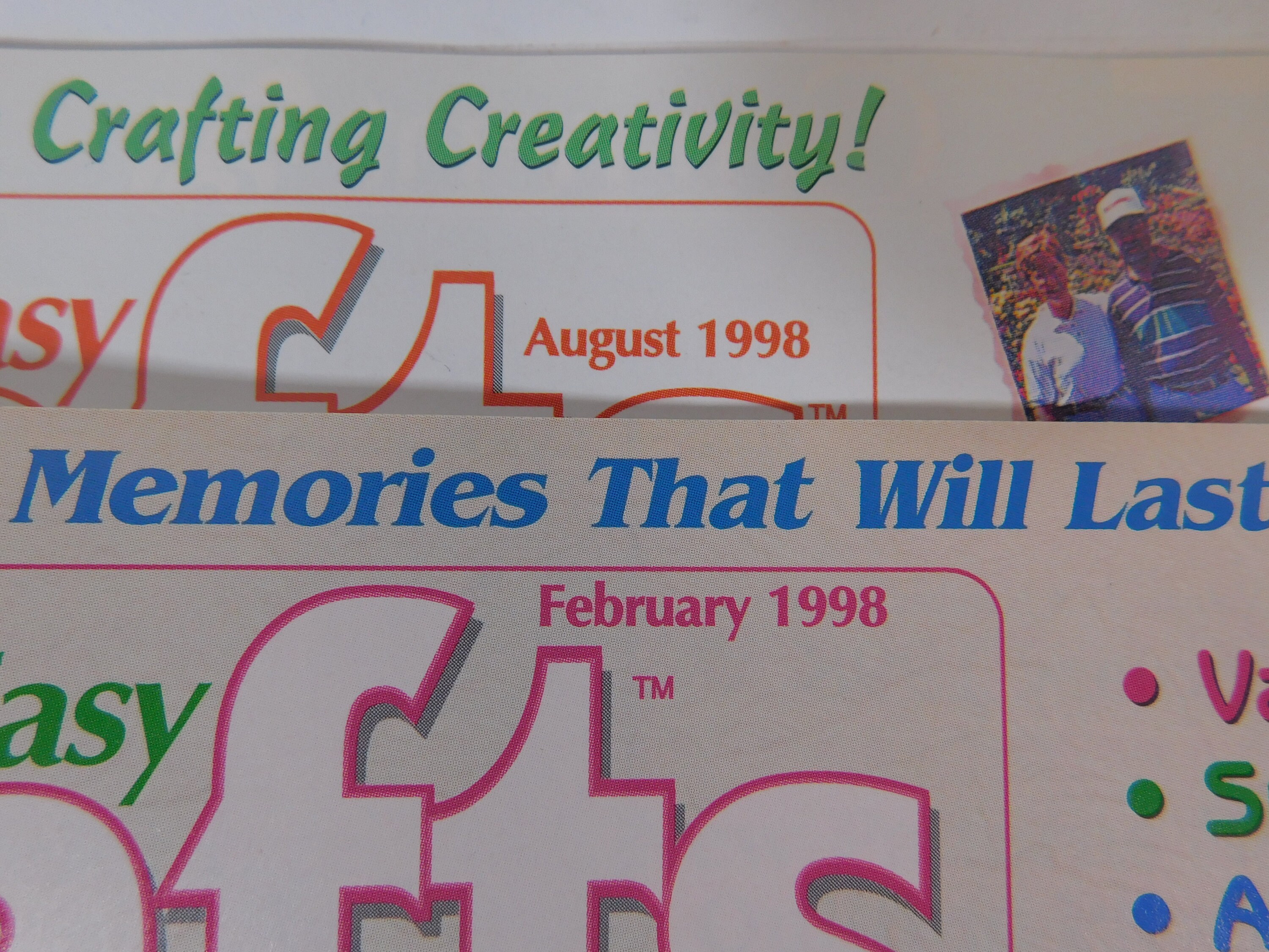 4 Issues of Quick & Easy Craft Magazine 1997/1998 0721 - Etsy