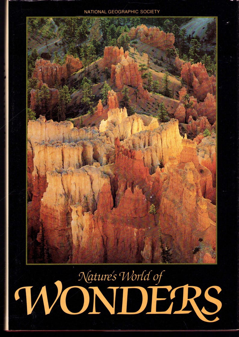 Vintage Book: National Geographic Nature's World of Wonders 0126 - Etsy