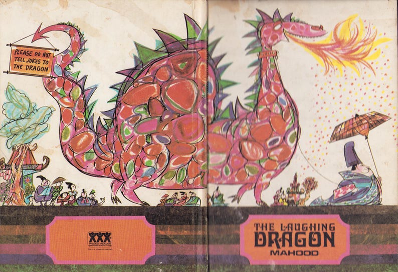 Vintage Book: the Laughing Dragon by Kenneth Mahood, 1970, 1225 - Etsy